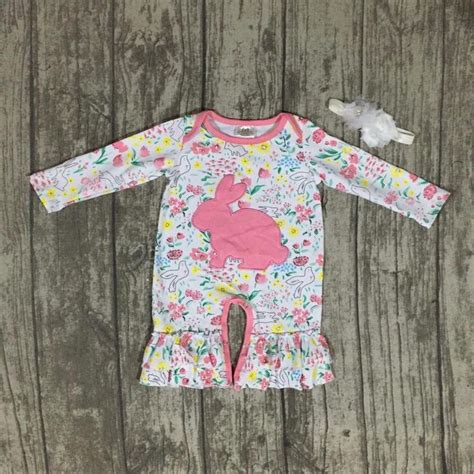 Bunny Romper Boho Boutique Girl Sleeves Vintage Boho