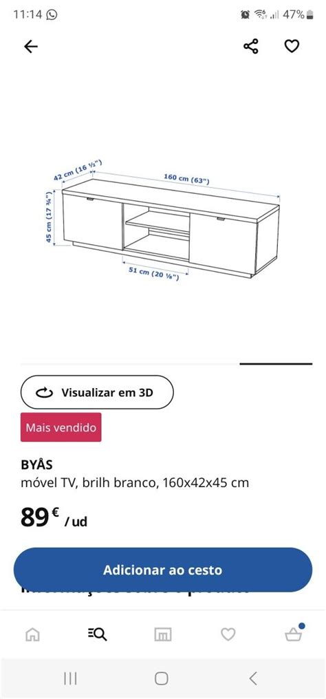 Móvel Tv Branco Caparica E Trafaria • Olx Portugal
