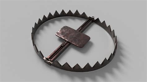 Bear Trap 3d Model Realistic Model Turbosquid 2049315