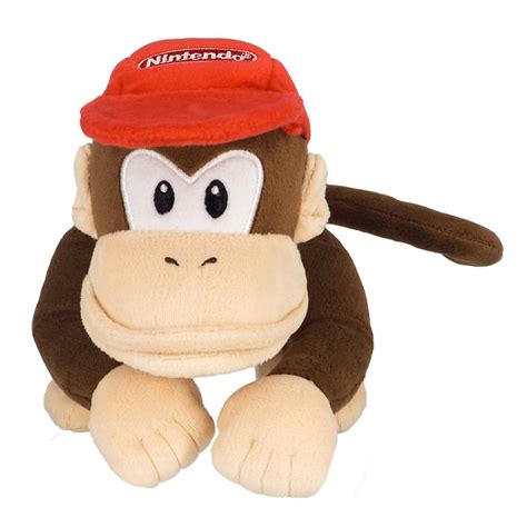 Super Mario Diddy Kong Plush 21cm Plush Together