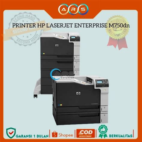 Jual Printer Hp Laserjet Enterprise M750dn Warna A3 Full Trai Shopee Indonesia