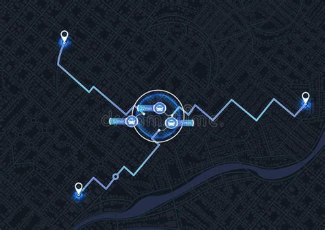 Location Tracks Dashboard Navigation For Obtaining Data On Distance