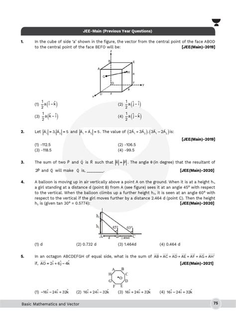 Physics Basic Mathematics Vector Pdf
