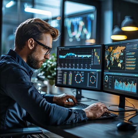 Free Analyzing Data Intensely Image Data Analysis Office Download