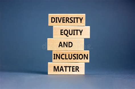 Dei Diversity Equity Inclusion Matter Symbol Concept Words Dei