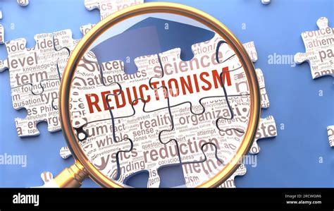 Reductionism Being Closely Examined Along With Multiple Vital Concepts