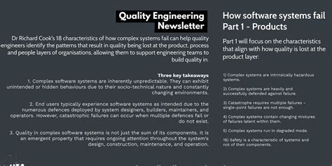 How Software Systems Fail Part 1 Products By Jit Gosai