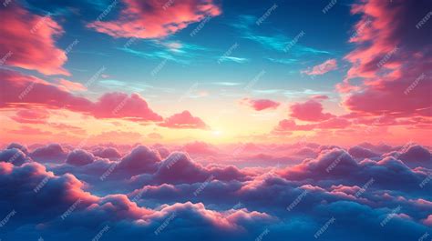 Premium Ai Image Beautiful Realistic Cloud Background