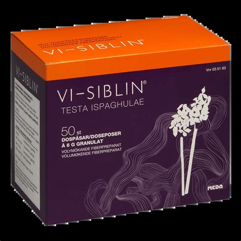 Vi Siblin Granulat I Dospåse 610 Mgg 50 St Apotek Hjärtat