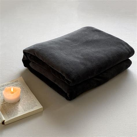 Plain Blanket Super Soft Perfect For Warm Solid Color Microfiber Plush