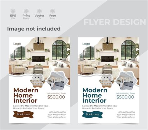 Design De Panfleto Criativo Layout De Panflito Design Moderno De Panflete Para Casa Vetor Premium