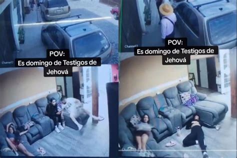 Viral Familia Protagoniza Divertida Escena Al Intentar Esconderse De
