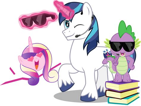 Mlp Vector Cadance Shining Armor And Spike By Jhayarr23 On Deviantart