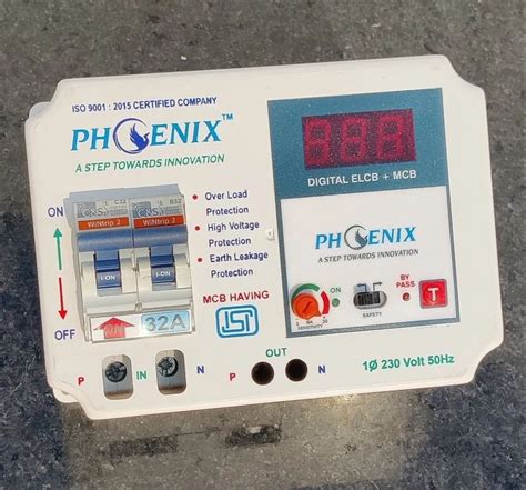 Phoenix Electricals Single Phase 32amp Earth Leakage Circuit Breaker