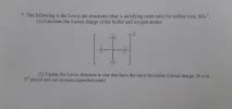 Please Draw 2 Lewis Structures Of H2so3 The First Lewis Structure