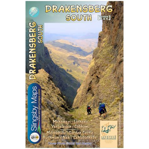 Slingsby Drakensberg South Map Camp And Climb