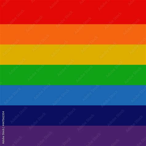 Rainbow Flag Background Color Palette Background Color Stock Vector Adobe Stock