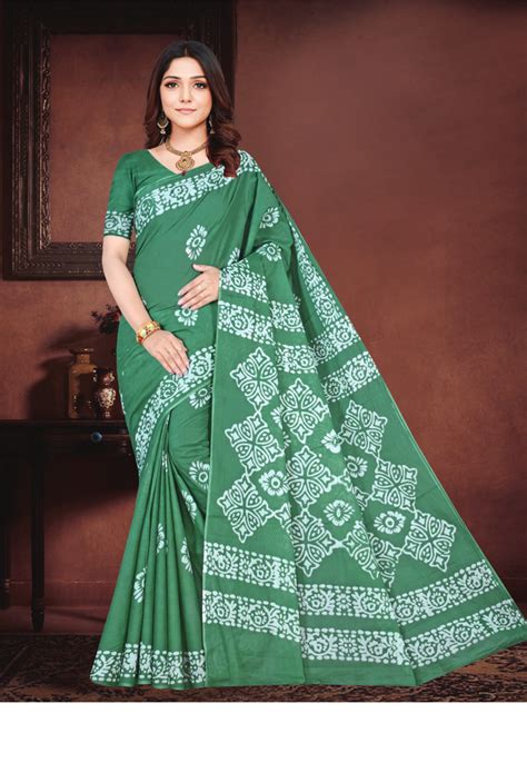 Wowen Multicolor Hand Batik Saree Size Free At ₹ 425piece In Jetpur