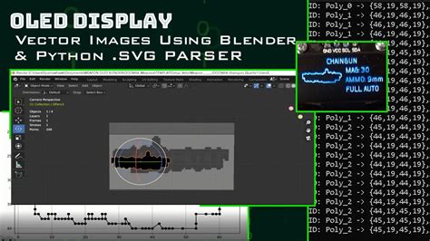 Oled Display Create Vector Images Using Blender And Custom Python Svg