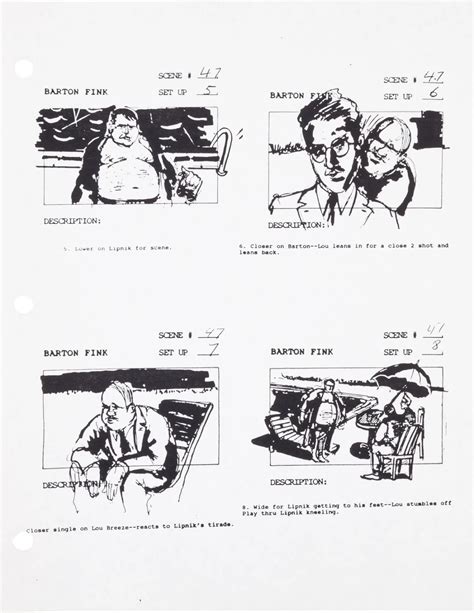 The Coen Brothers 10 Best Storyboards And The Stories Behind Them Boords