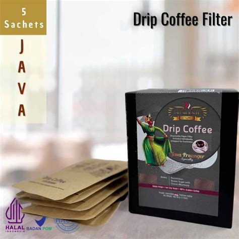 Jual Kopi Java Preanger Drip Coffe 5 Sachet Presidente Caffe