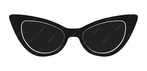 Premium Vector Sunglasses Vector Illustration Isolated On A White