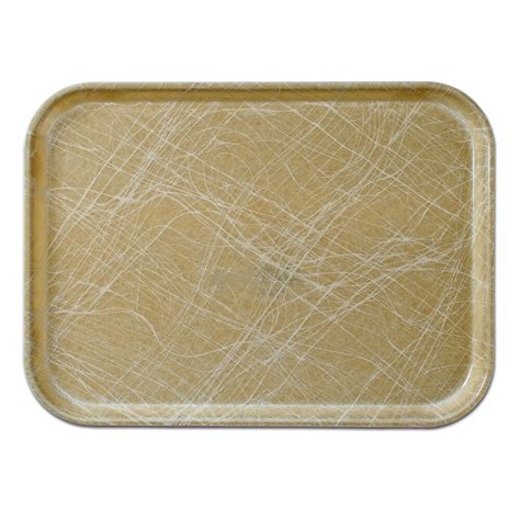 Cambro 1622214 16 X 22 Rectangular Abstract Tan Customizable