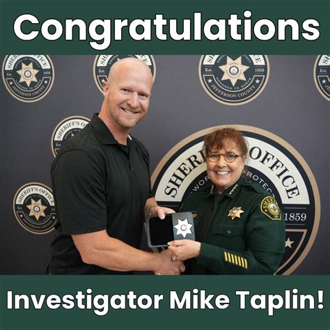 Congratulations To Investigator Mike Taplin On His Retirement