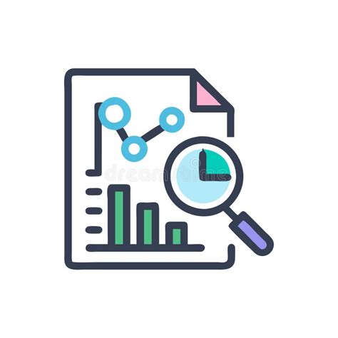 Data Analysis Process Design Icon Stock Illustration Illustration Of Development Performance