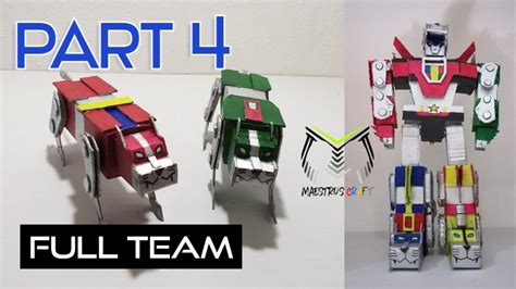 Voltron Made From Cardboard Voltron Toys Diy