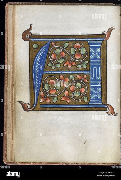 This Leaf From A French Alphabet Book Walters W2007v Illustrates The