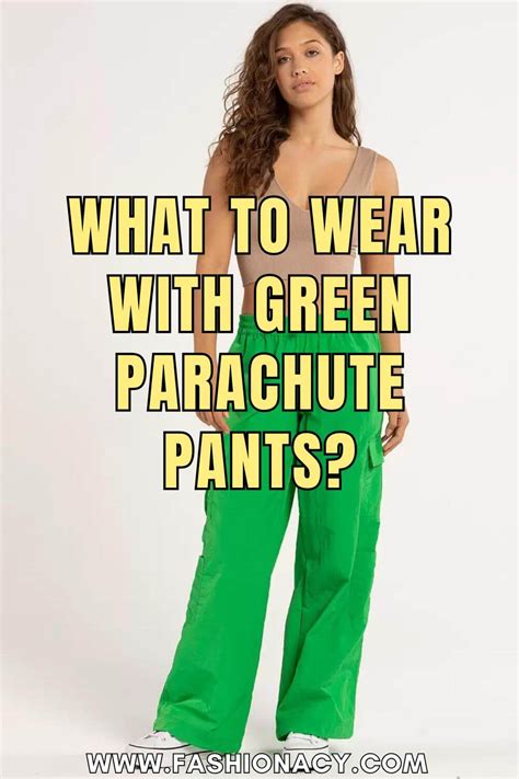 What To Wear With Parachute Pants