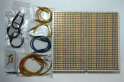 Matrixsynth Pin Matrix Patch Bay Panel And Cables For Diy Modular Synth