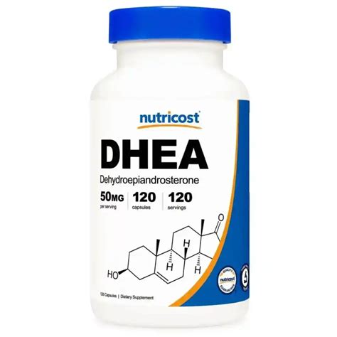 Dhea 50 Mg 120 Cap Nutricost Xhuman