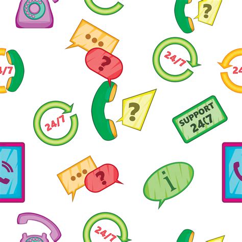 Support Pattern Cartoon Style 15209893 Vector Art At Vecteezy