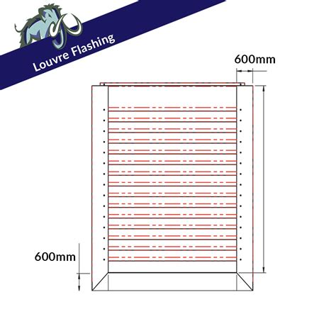 Louvre Flashing Plastisol Sbm Cladding