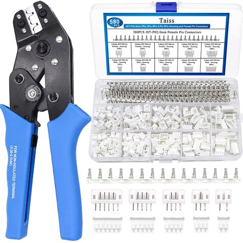 Taiss Jst Crimping Tool With 580pcs Jst Ph Connector Kit Desertcart India