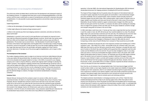 Aqa Globalisation L3 Globalisation Factors Lesson And Resources