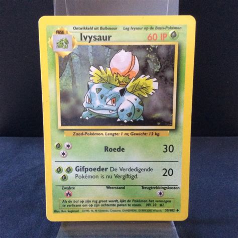 Ivysaur Base Set 30 102 Nederlands Near Mint Tcgx