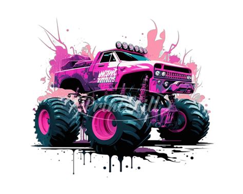 Pink Toy Monster Truck At Margaret Ratliff Blog