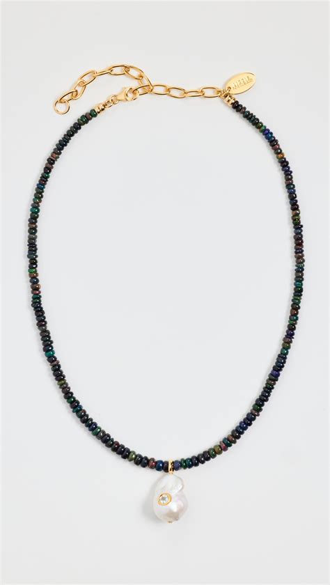 Lizzie Fortunato Castillo Necklace In Black Opal Shopbop