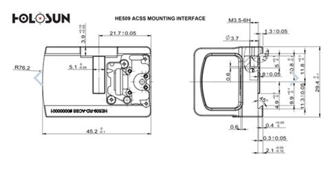 Holosun 509 Red Acss Vulcan Reticle W Mos Mounting Plate Aa Armament