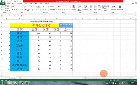 Excel实用技巧：快速调整行高与列宽 趣帮office教程网