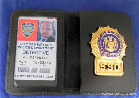 Ny New York Detective Police Badge Replica Movie Props