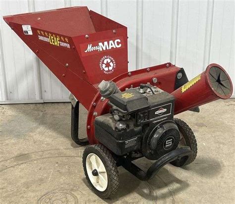 H Merry Mac Leaf Shredderchipper Kraft Auction Service Llc
