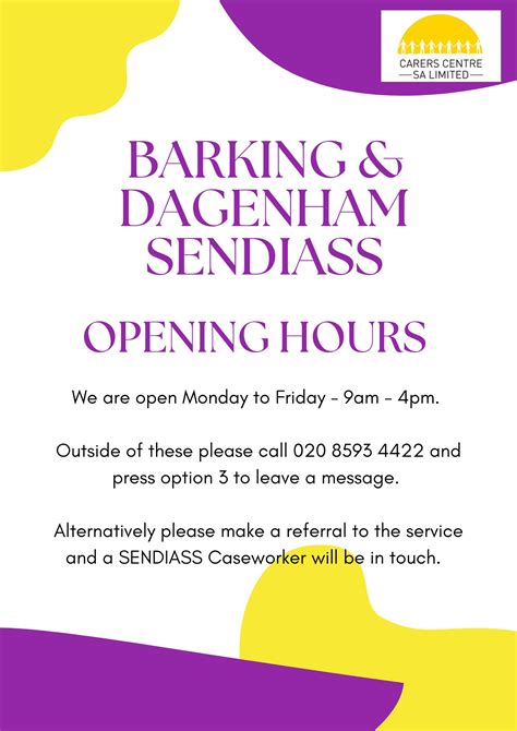 Sendiass Carers Of Barking And Dagenham
