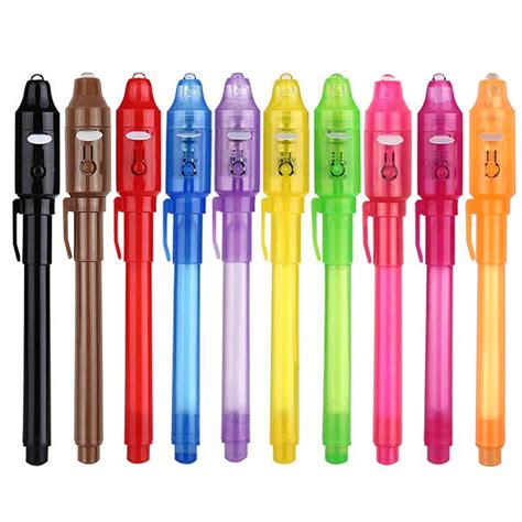 Ultraviolet Light Invisible Ink Spy Labs Invisible Ink Pen And Uv