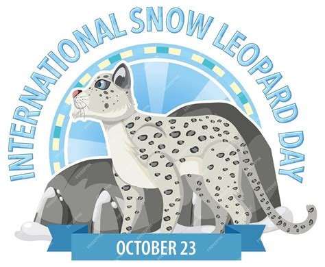 국제 스노우 레오파드 로고 컨셉 무료 벡터