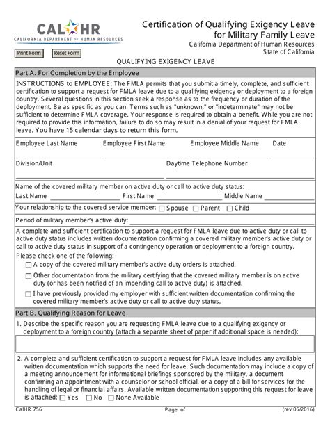 Form Calhr756 Fill Out Sign Online And Download Fillable Pdf