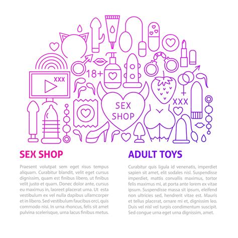 セックスラインテンプレート。アウトラインデザインのベクトルイラスト。 プレミアムベクター